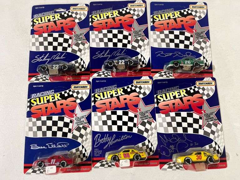 Bid is x 6 Matchbox Racing Race Cars Die Cast - NexBid