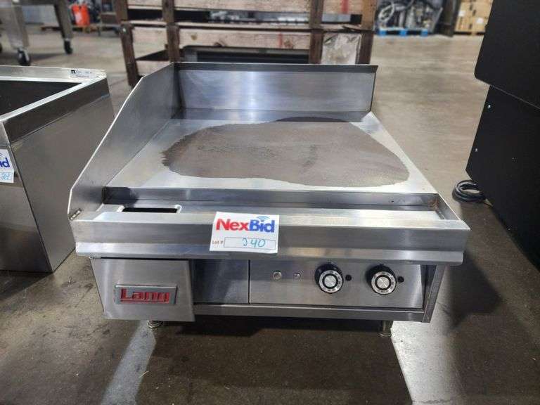24" Lang Electric Griddle 208 v 3 ph - NexBid