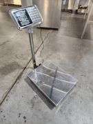 TUFFIOM 661lbs Weight Electronic Platform Scale,Stainless Steel High ...