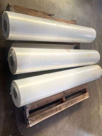 Bid is X 3 Large Plastic Wrap - NexBid