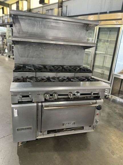 Vulcan 48" 8 Burner Step Up Range Nat Gas - NexBid
