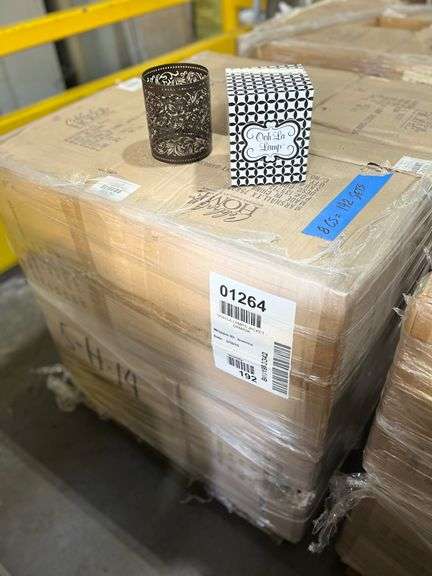 Bid is X 192 OOH LA Lamp Jacket-Damask - NexBid