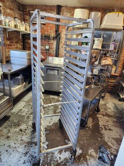 Aluminum Sheet Pan Rack – Full Size – Mobile Bakery Rack - NexBid