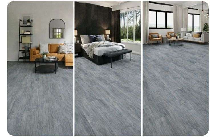 Bid x 1,258 Sq Ft of SHAW SUPER COMMERCIAL Luxury Vinyl Plank Flooring ...