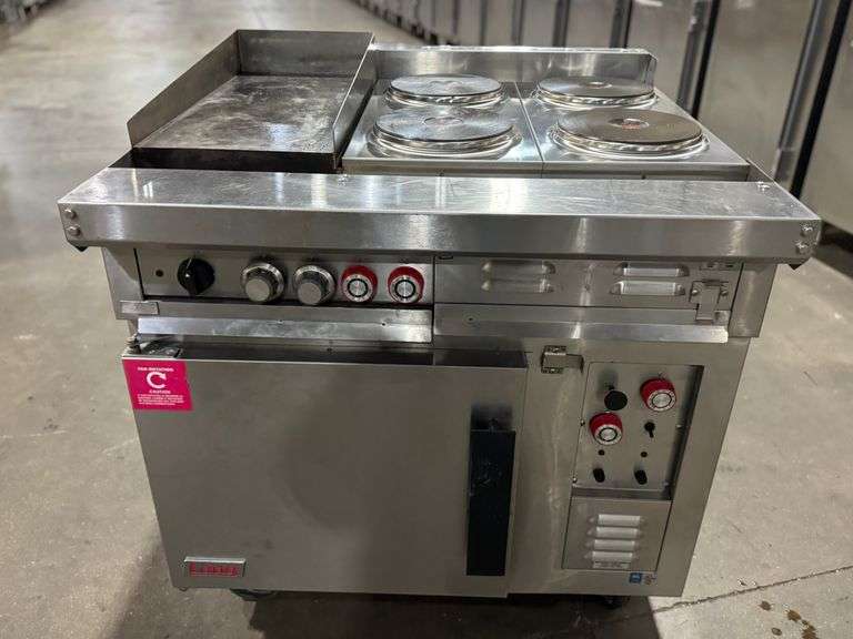 Lang 36” Electric Range w Griddle 480 volt 3 ph - NexBid