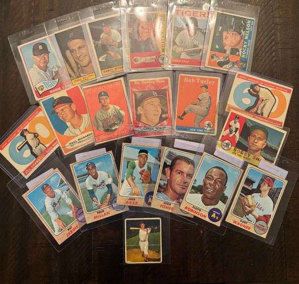 Bid X 20 1950s And 60s Baseball Cards Nexbid