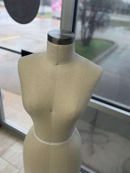 Fabric Mannequin Torso on Stand - NexBid