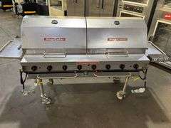 MagiKitchn LPAGA60-SS Magicater Commercial Outdoor LP Grill, Deluxe, 60 ...