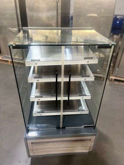 Commercial Food Display Case on Wheels 30" X 27" X 55" - NexBid
