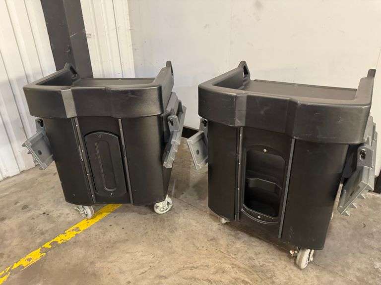 Bid x 2 CAMBRO Cash Register Carts - NexBid