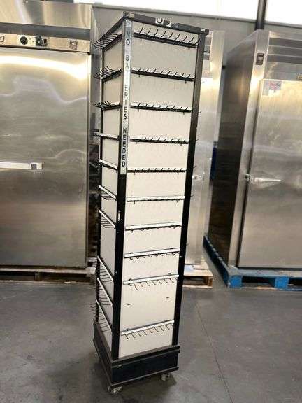 Merchandise Display Showcase on Wheels 72" Tall - NexBid
