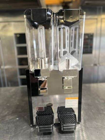New Dual Tank Commercial Cold Drink Dispenser – (2) 2.6 Gallon Capacity ...