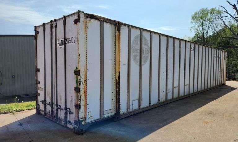 48’ Storage Container with Shelving – - NexBid