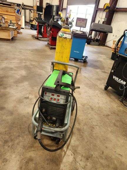 Everlast MTS200 MIG Welder w/ Argon-CO₂ Tank on Saf T Cart - NexBid