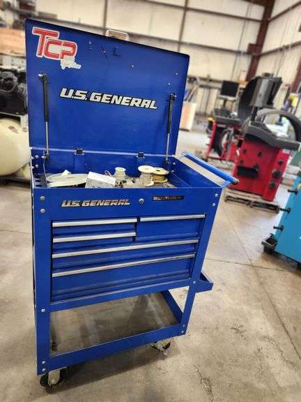 US General Tool Box – No Keys, Drawers Locked - NexBid