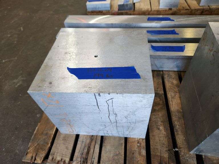 Aluminum Billet Block – 12" x 12" x 14", 199 lbs - NexBid