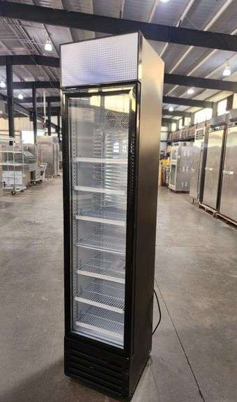 NEW Galaxy One Door Refrigerated Merchandiser – 115V – RED, WHITE ...