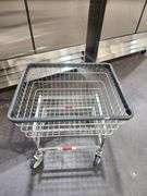 27" x 23" x 27" Chrome Utility Cart – Rolling Inventory / Supply Hauler ...