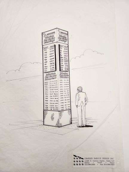 Original Concept Art – NASCAR Winston Cup Series Scoring Tower - NexBid