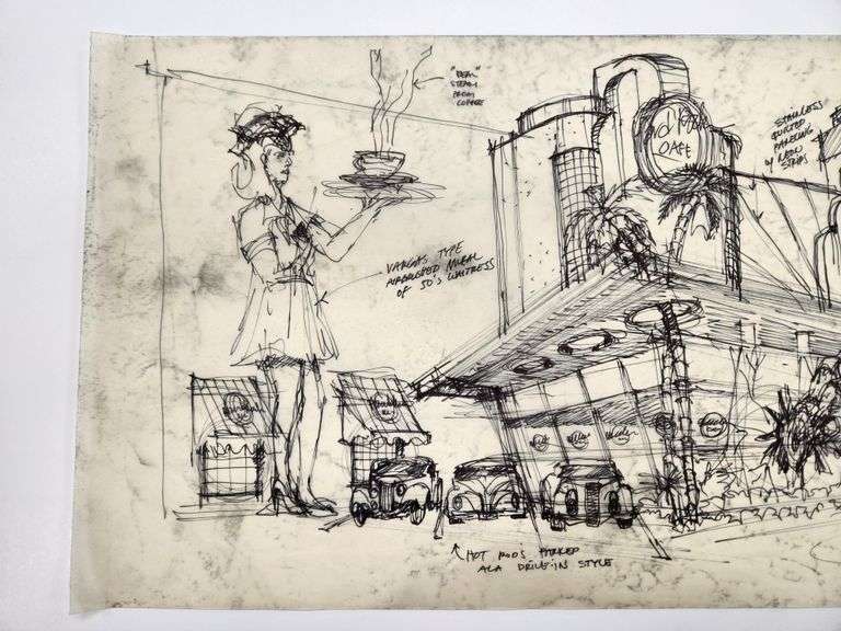 “50s California Drive-In” Concept – Hard Rock Café Nashville Original ...