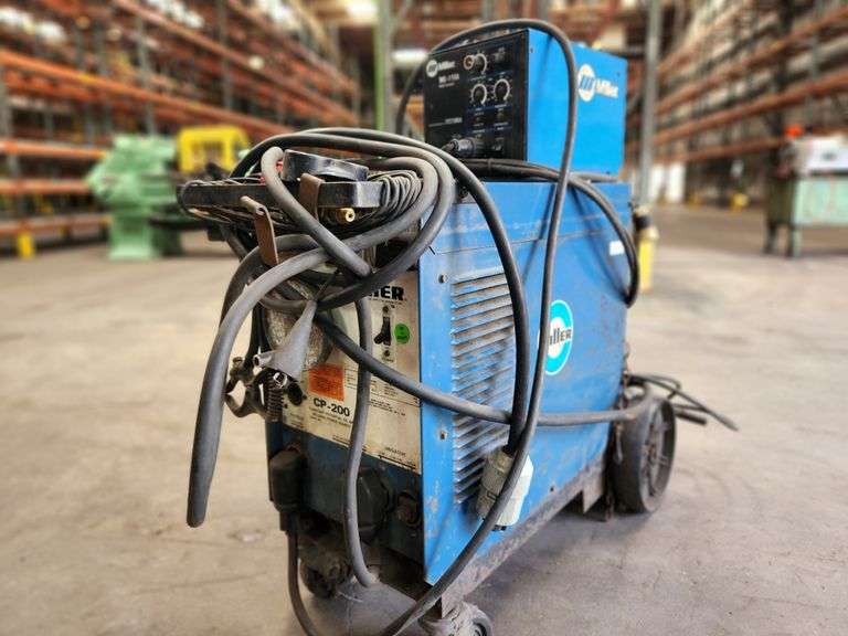 Miller CP-200 Welder + WC-115A Weld Control + Spool Gun - NexBid