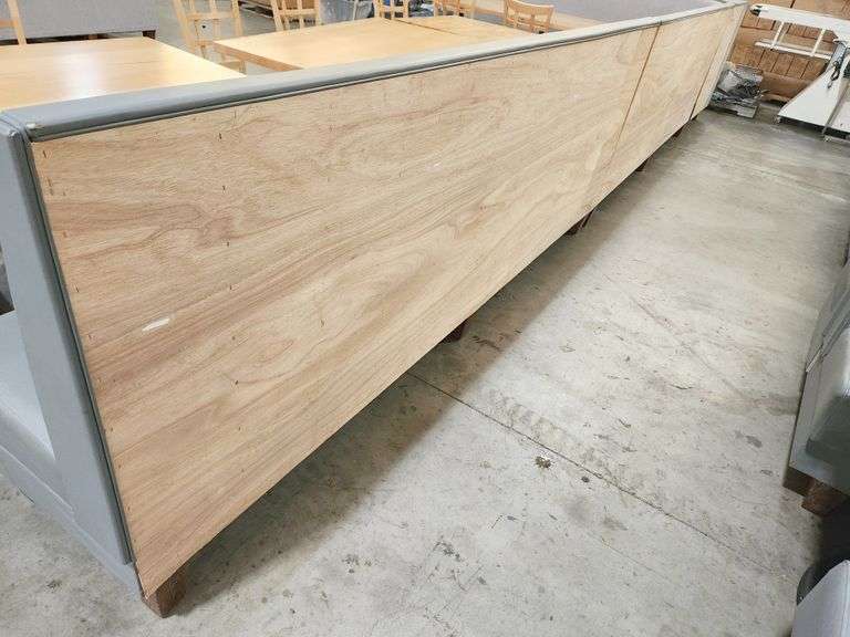 COMPLETE PREMIUM “L” SHAPE DINING BOOTH SETUP – Booths + Solid Wood ...