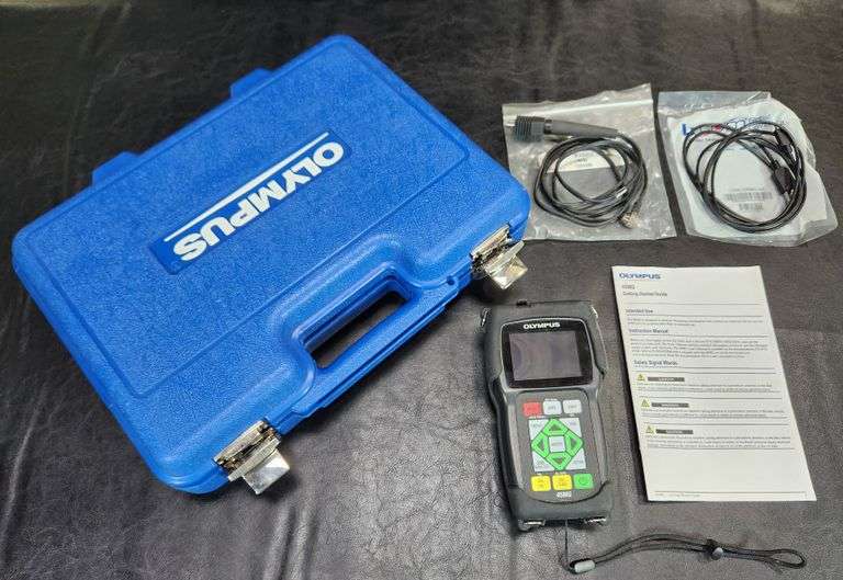 Olympus 45MG Ultrasonic Thickness Gage Kit – Complete Set w/ Probe ...