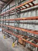 Bid x 9 – Heavy-Duty Warehouse Pallet Racking Sections – 20’ Uprights ...