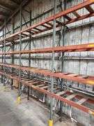 Bid x 9 – Heavy-Duty Warehouse Pallet Racking Sections – 20’ Uprights ...