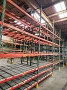 Bid x 18 – Dual-Row Pallet Racking System with Integrated Roller ...