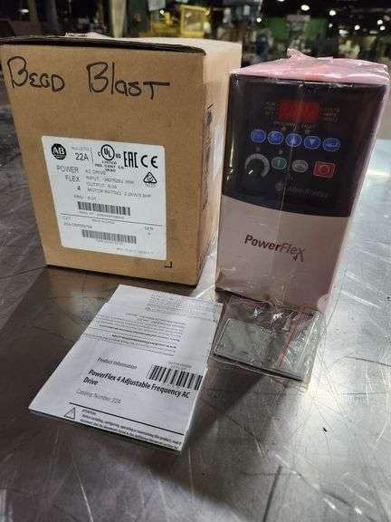 Allen-Bradley PowerFlex 4 Variable Frequency AC Drive – Cat # 22A ...