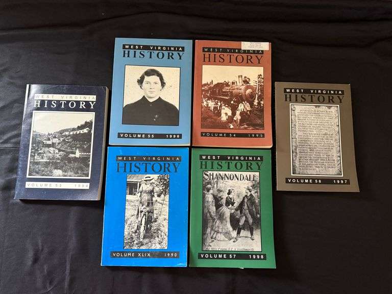 6 Volumes of West Virginia History Books - NGW Auctions