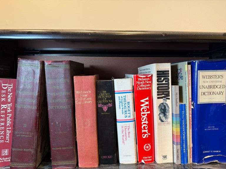 Webster collection, History and various books - NGW Auctions
