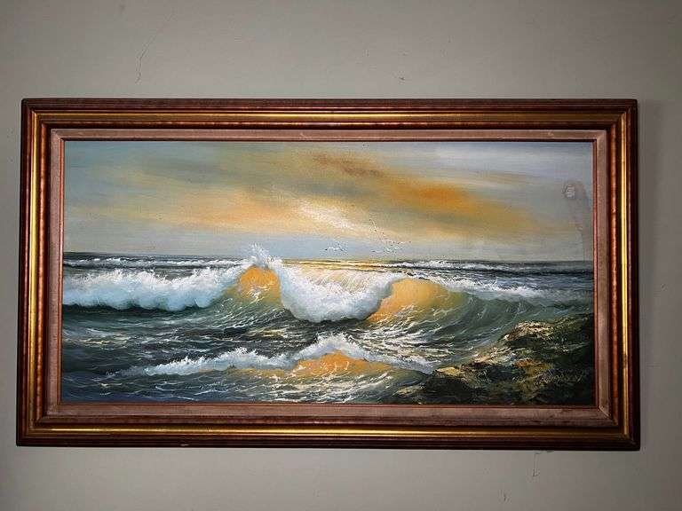 H. Gordon oil painting - NGW Auctions