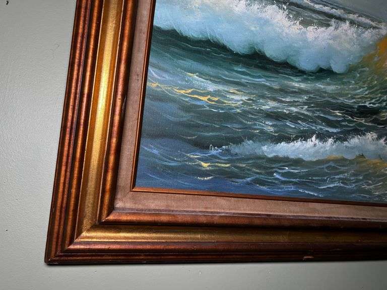 H. Gordon oil painting - NGW Auctions