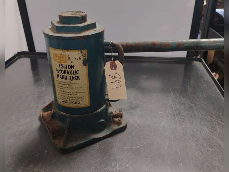 Sears 12 ton hydraulic hand jack - Northern Kentucky Auction, LLC