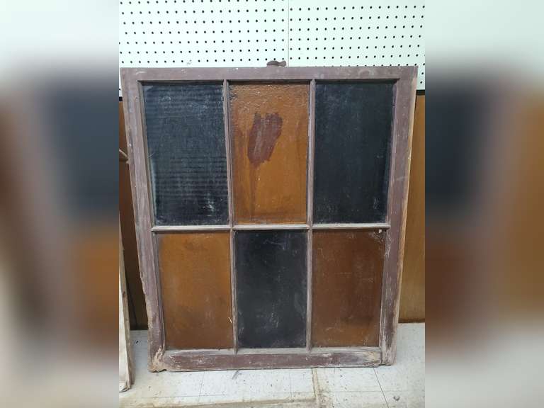 Antique Stained Glass Window From The Old Mason Methodist Church, Mason ...