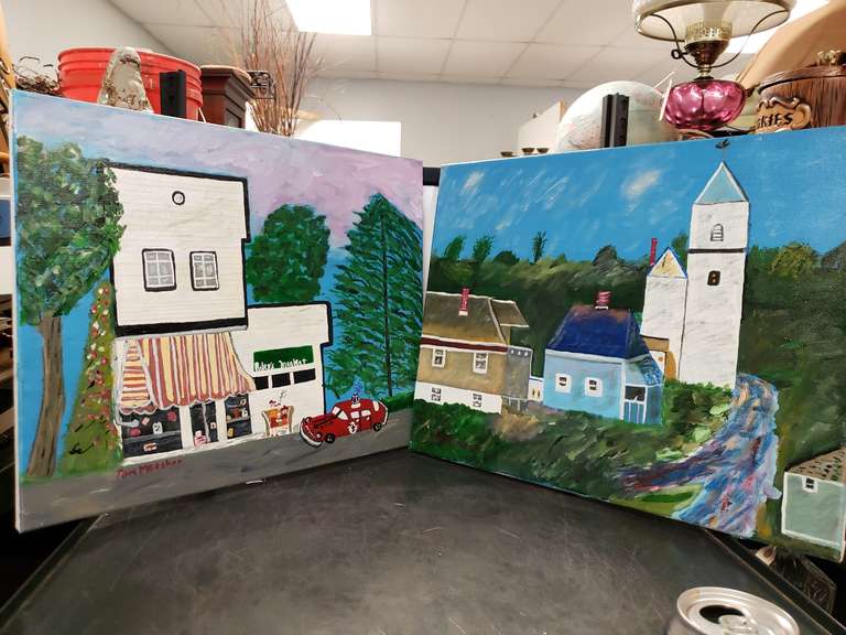 Artist signed Tom Mershon paintings - Northern Kentucky Auction, LLC