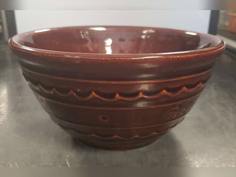 Marcrest stoneware bowl - Northern Kentucky Auction, LLC