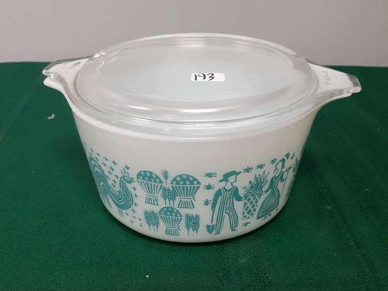 Pyrex Amish Butterprint 1 Quart Casserole Dish w/ Lid - Northern ...
