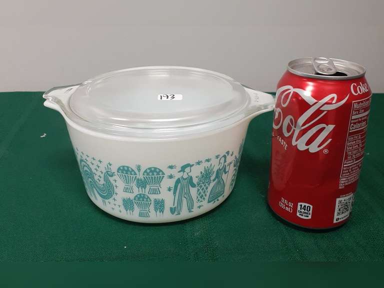 Pyrex Amish Butterprint 1 Quart Casserole Dish w/ Lid - Northern ...