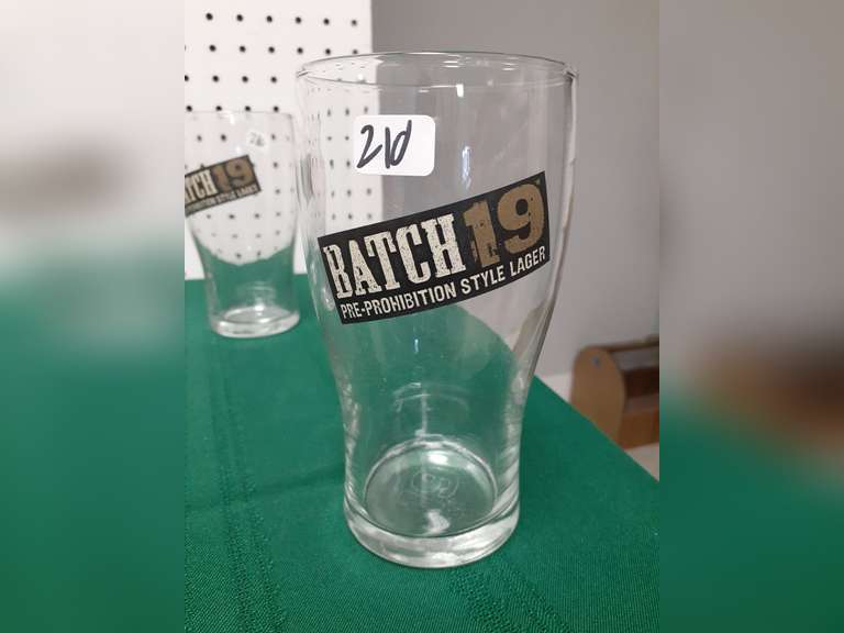 Set of 6 Batch 19 Pre-Prohibition Lager Glasses - Northern Kentucky ...