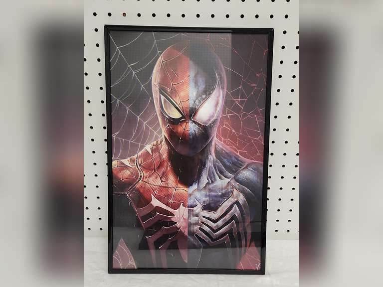 "Spider-Man" framed artwork - Northern Kentucky Auction, LLC