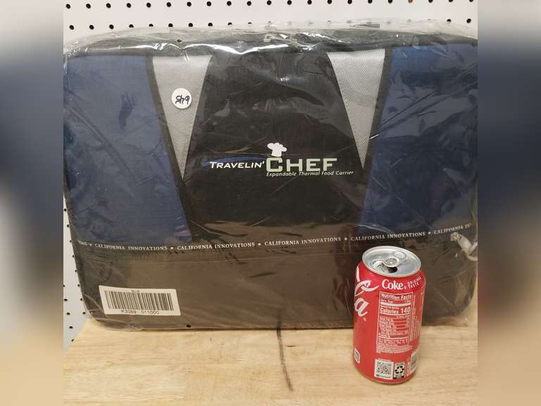 Traveling Chef expandable thermal food carrier, new in packaging ...