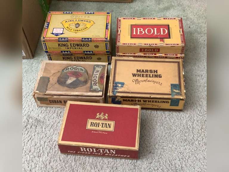 Cigar boxes. - Northern Kentucky Auction, LLC