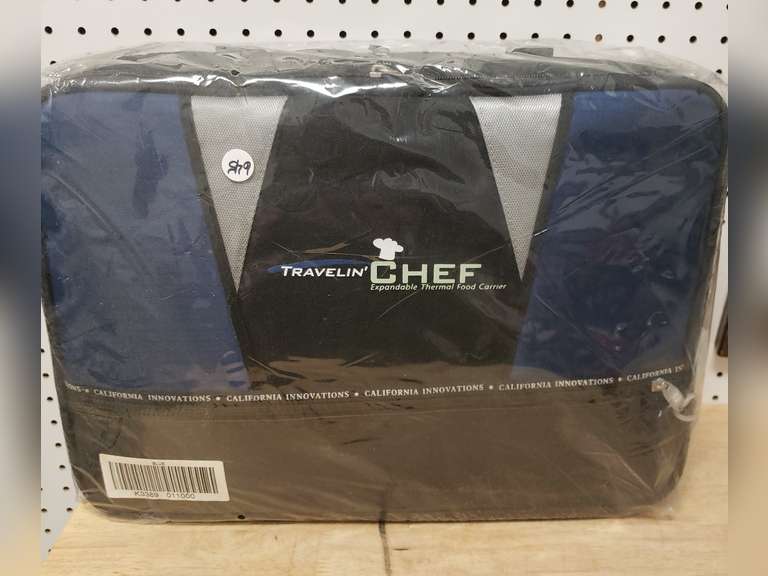 Traveling Chef expandable thermal food carrier, new in packaging ...