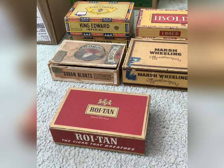 Cigar boxes. - Northern Kentucky Auction, LLC