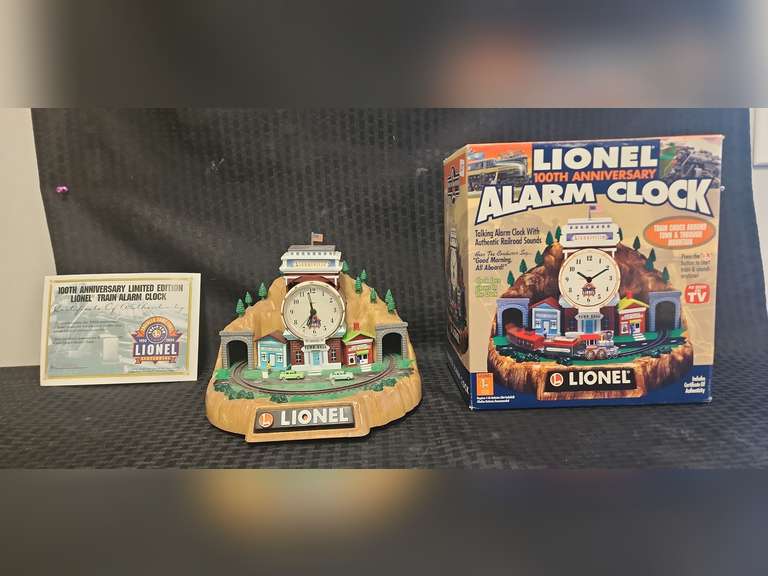 Lionel 100th Anniversary alarm clock with COA - Northern Kentucky ...