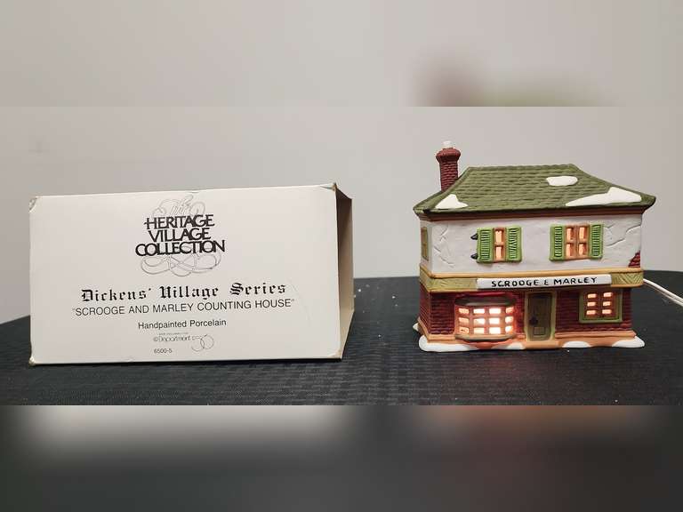 Dickens' Village Series "Scrooge and Marley Counting House" - works ...