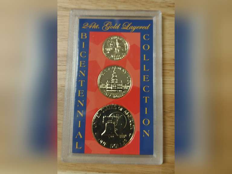 24kt. Gold Layered Bicentennial Collection - Northern Kentucky Auction, LLC
